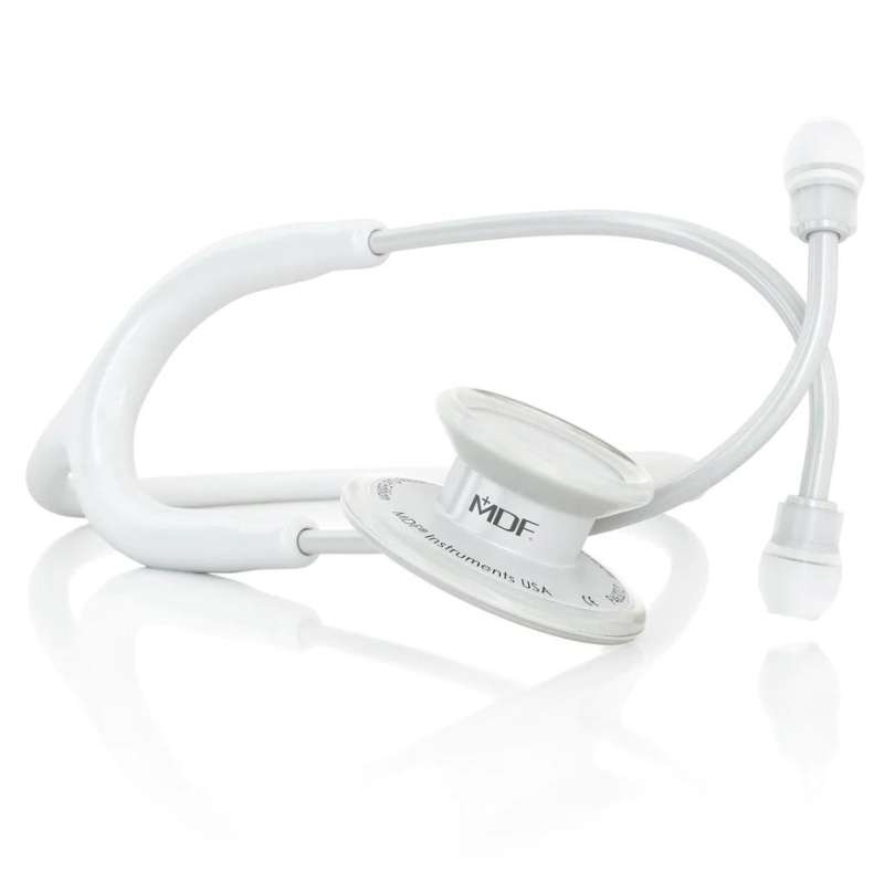 MDF ACOUSTICA® STETHOSCOPE – WHITE/WHITEOUT | Mini meditec Shop